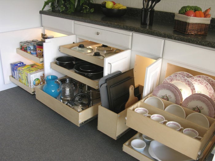 Cabinet Pull Out Trays | The Closet Company - Nashville TN